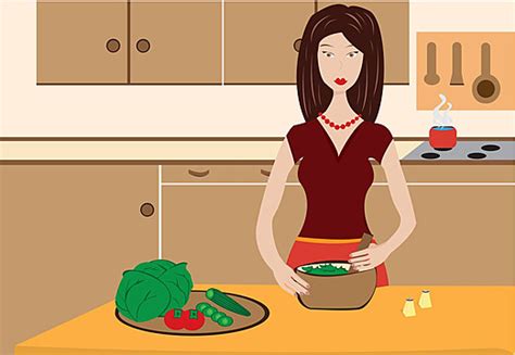 자유형 가정 주부 인물 일러스트 Png 가정 주부 이미지 벡터 Psd 파일 Pngtree