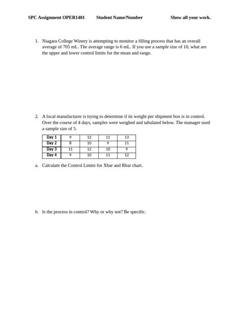 Spc Assignment Pdf Technology And Engineering
