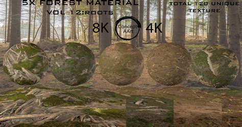 Forest Vol 12 Roots 2d Textures And Materials Unity Asset Store