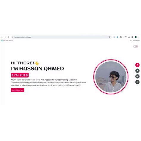 Hassan Ahmed On Linkedin React Bootstrap Webdevelopment Portfolio