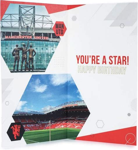 Manchester United Fc Geburtstagskarte Super Son Karton Digitec