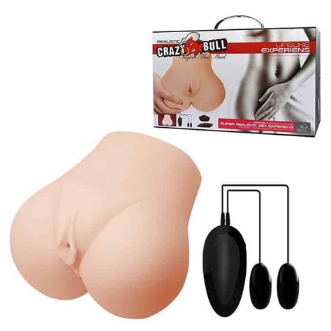 Multi Speed Vibrations Lifelike Butts Full Sized Mens Sex Toys