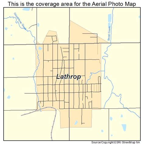 Aerial Photography Map Of Lathrop Mo Missouri