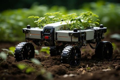 Farmer Using A Tablet To Monitor Crop Data In Realtime Premium Ai Generated Image