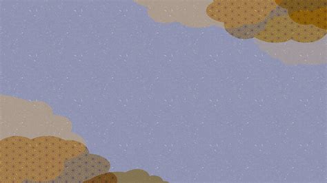 和風の雲模様のフレーム 青背景 フリー素材サイトギャラリーハウス