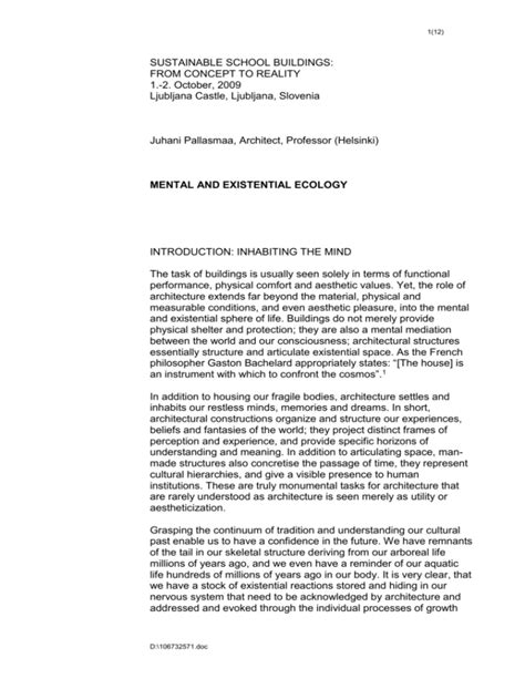 Existential Space And Art