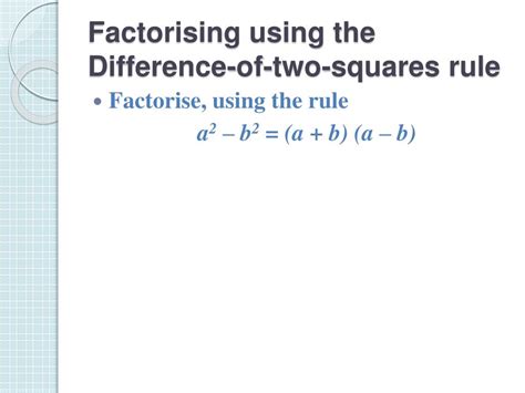 Ppt Expanding And Factorising Powerpoint Presentation Free Download Id3464425