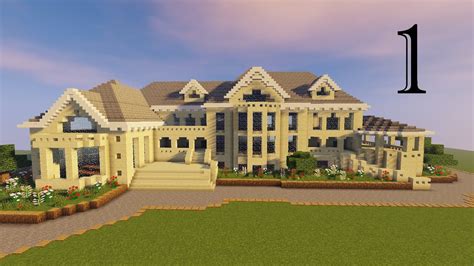 Как построить БОЛЬШОЙ и КРАСИВЫЙ ДОМ в МАЙНКРАФТ 9 [1 6] Youtube