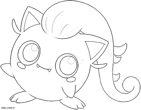 Scream Tail Pok Mon Mewarnai Gambar