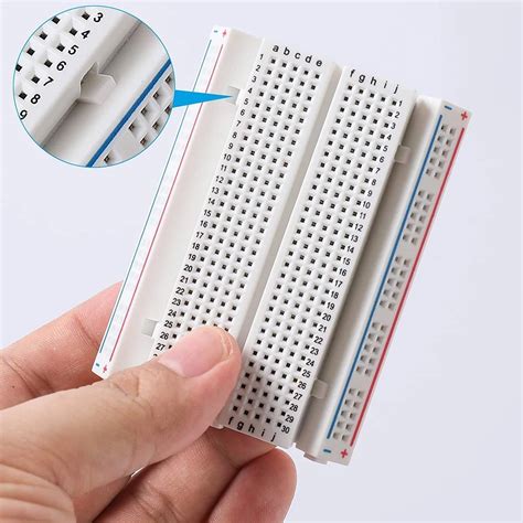 Half Size Breadboard 400 Points For Electronics Electronation Pakistan