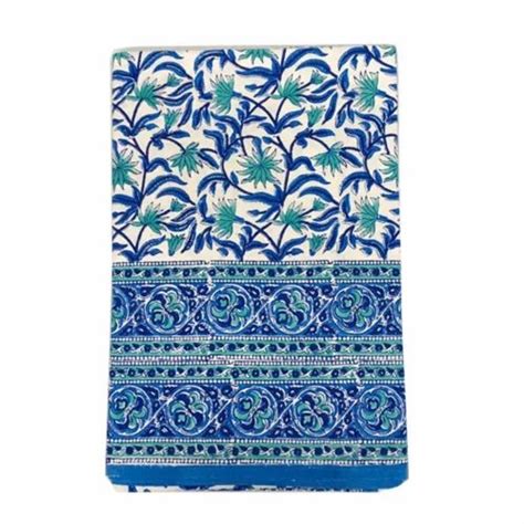 Cotton Rectangular Block Ptd Table Cover 6 Seater Size 145x220cms At Rs 595 In Jaipur