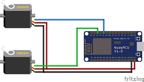 ESP CAM Rotation Control Pan Tilt Axis Blynk
