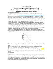 Moving Lab Joy S Docx JOY SIMPSON Motion With Moving Man SIM Homework To Enter M C Answers