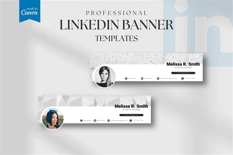 Linkedin Banner Canva Template A Social Media Template By Yesitisprintable