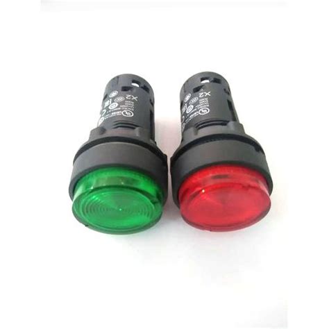 Flat Button Red And Green LED Indicator Push Button V At Piece In Coimbatore