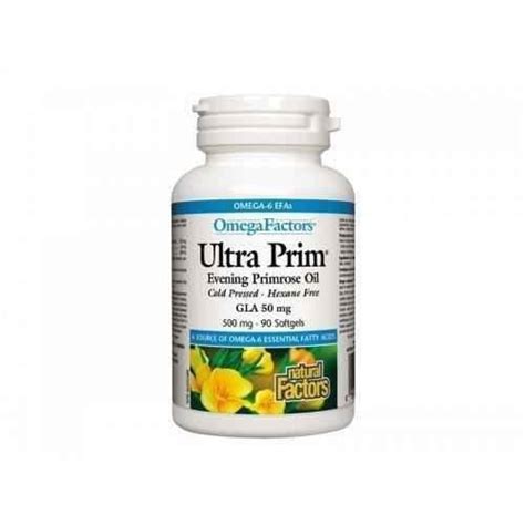 Ultra Prim Evening Primrose Oil 500 Mg 90 Capsules Uk Elivera Uk