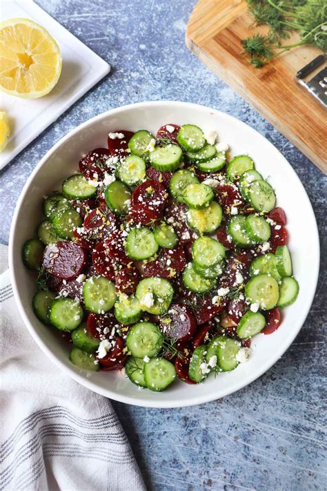 Beet And Cucumber Salad Bless This Meal