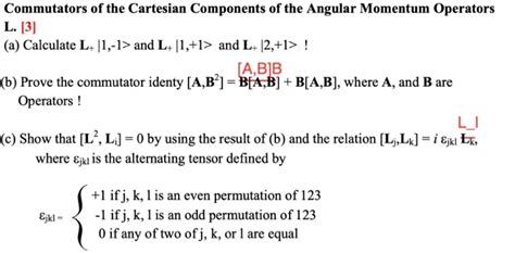 Solved Commutators Of The Cartesian Components Of The
