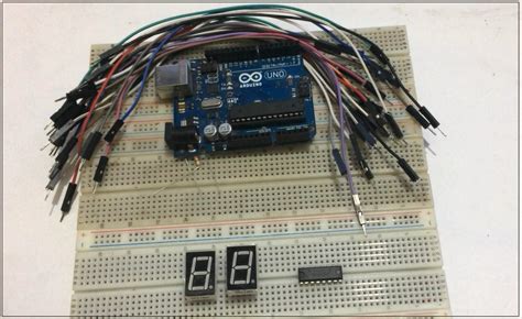 7 Segment Display Multiplexing With 74hc595 Shift Register Using