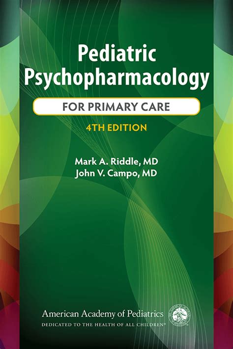 Pediatric Psychopharmacology For Primary Care 4th Edition Paperback