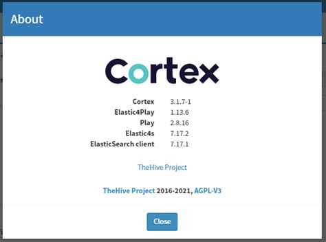 Bug Unable To Connect To Coxtex Using Thv4 · Issue 2428 · Thehive