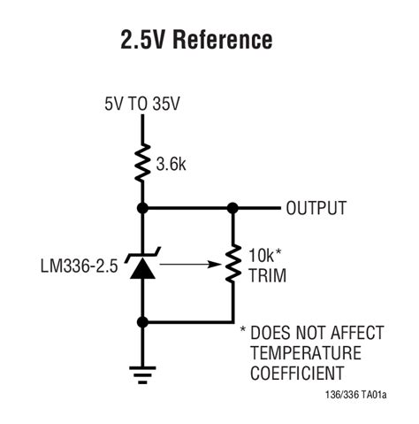 Lm336 25 Datasheet And Product Info Analog Devices
