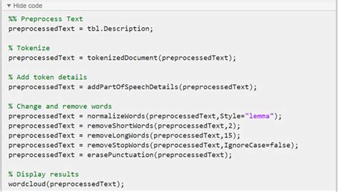 Preprocess Text Data Preprocess And Clean Up Text Data For Analysis