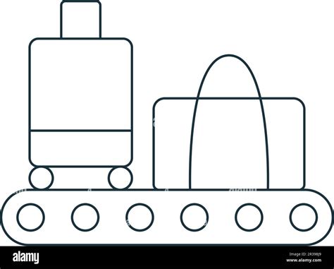 Baggage Reclaim Icon Monochrome Simple Sign From Airport Elements Collection Baggage Reclaim