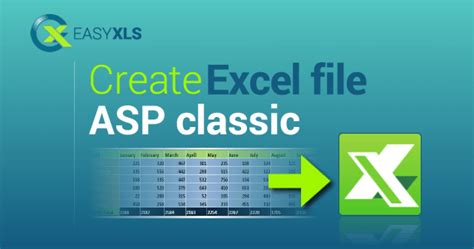 How To Create Excel File In Classic Aspvbscript Using Easyxls Library