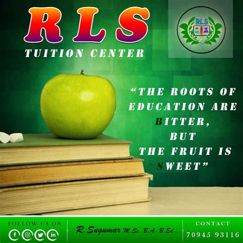 Sugumar Raja On Linkedin Rlstuitioncenter Rlssugumar Tuitioncenterinmadurai