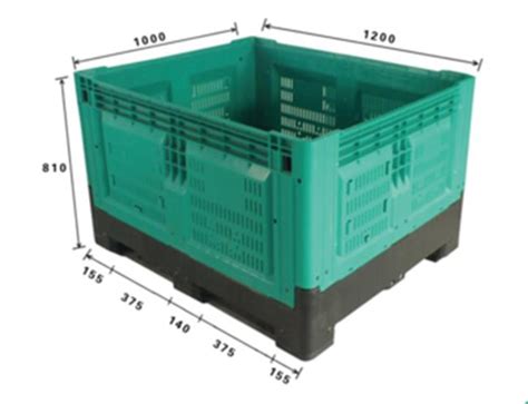 산업용 플라스틱 접이식 팔레트 박스 컨테이너 제조업체and공장 가격 Enlightening Plast