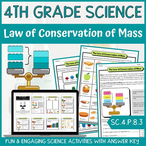 Law Of Conservation Of Mass Worksheet Chemistry Free Worksheets Printable
