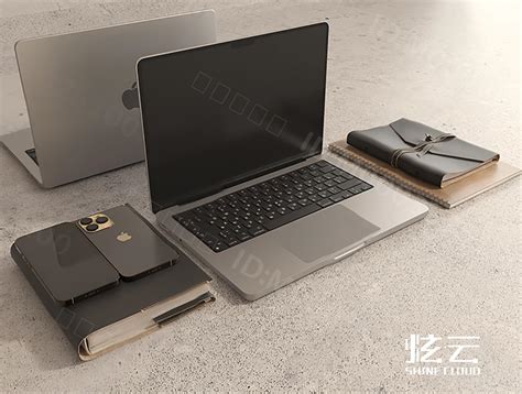 3d模型 现代笔记本电脑模型 M0003575100 炫云云模型网