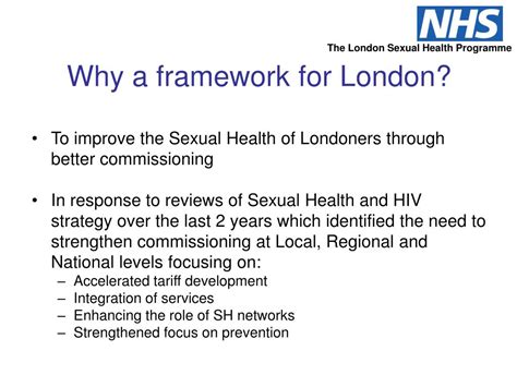 Ppt London Sexual Health Strategic Framework Powerpoint Presentation