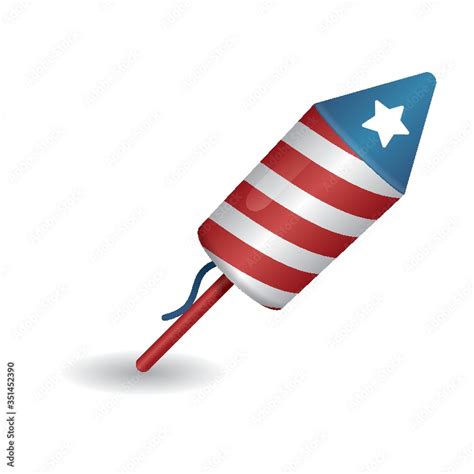 Rocket Firecracker Stock Vector Adobe Stock