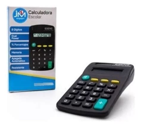 Calculadora Escolar 8 Digitos Dual Power Jm Cuotas Sin Interés