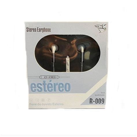 Fone De Ouvido Earphone Est Reo R War Shark Fone De Ouvido Com Fio Magazine Luiza