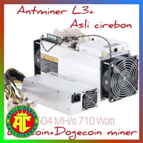 Jual Asic Antminer L3 Mesin Mining PSU Shopee Indonesia
