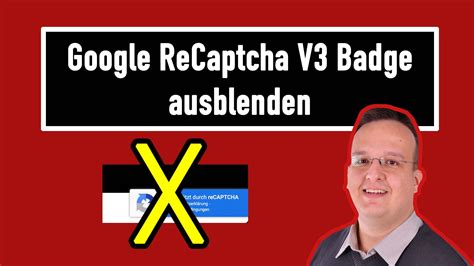 Google ReCaptcha V3 Badge ausblenden 2022 Chefblogger Magazin über