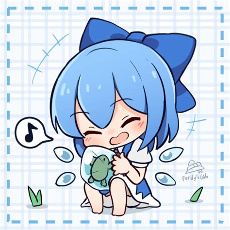 Ferdys Lab Cirno Touhou Commentary English Commentary 1girl
