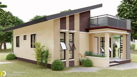 The House Has Total Floor Area 80 Sqm Spaces Terrace Living Area