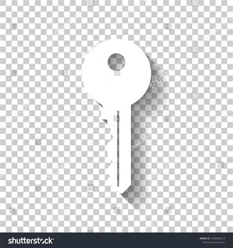 White Key Icon Should Icons Be Solid Or Hollow Digital