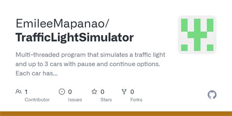 Github Emileemapanaotrafficlightsimulator Multi Threaded Program That Simulates A Traffic