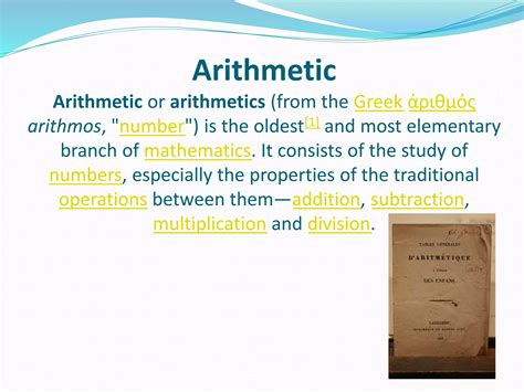 Branches Of Mathematics Pptx