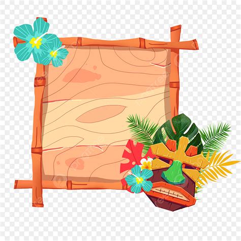 Luau Border Clip Art