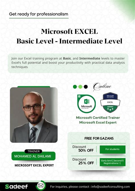 excel microsoftexcel exceltraining professionaldevelopment dataskills… sadeef consulting