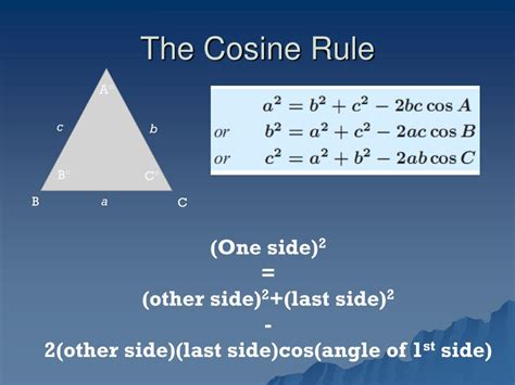 PPT Sine Rule And Cosine Rule PowerPoint Presentation Free Download ID