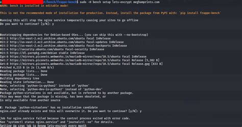 Erpnext Letsencrypt Ssl Issue Erpnext Frappe Forum