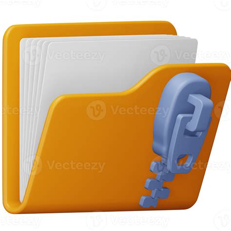 Zip Folder 3d Rendering Isometric Icon 15072063 PNG
