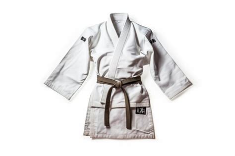 Kung Fu Clothes Isolated White Background Premium Ai Generated Image